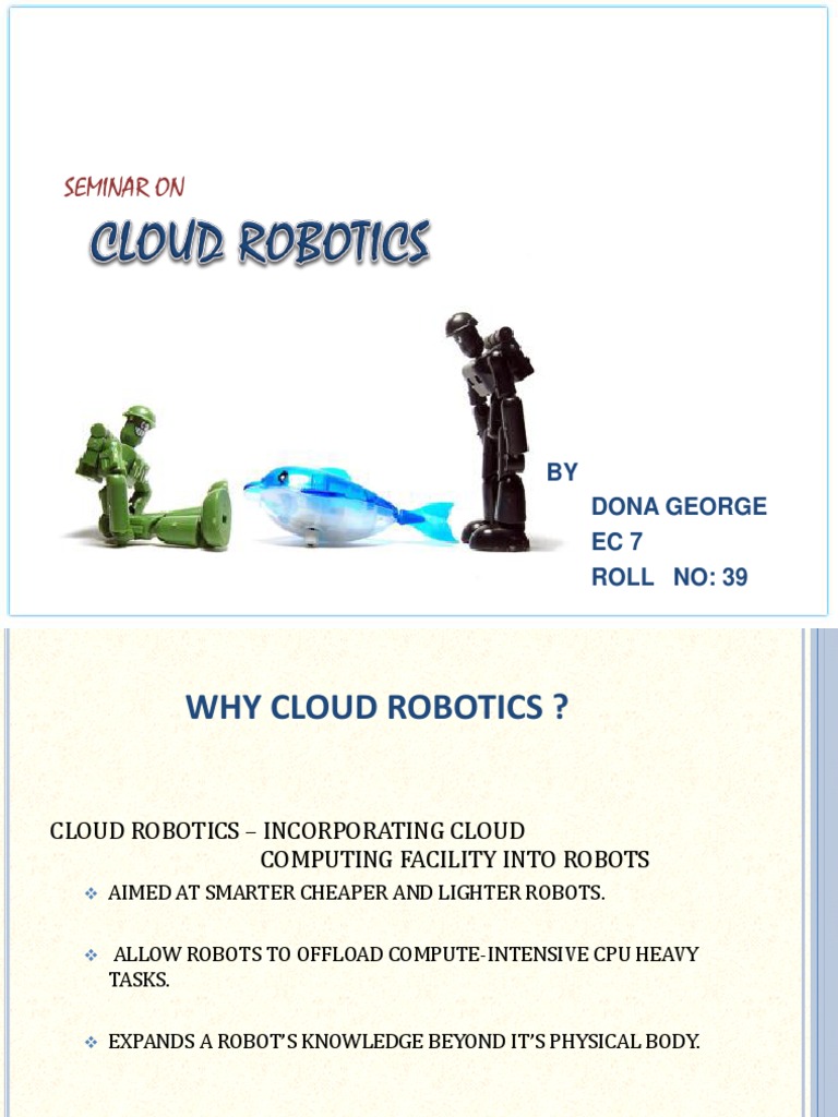 Cloud Robotics | PDF | Apache Hadoop | Cloud Computing