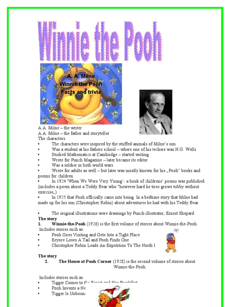 Winnie The Pooh | PDF | General Fiction
