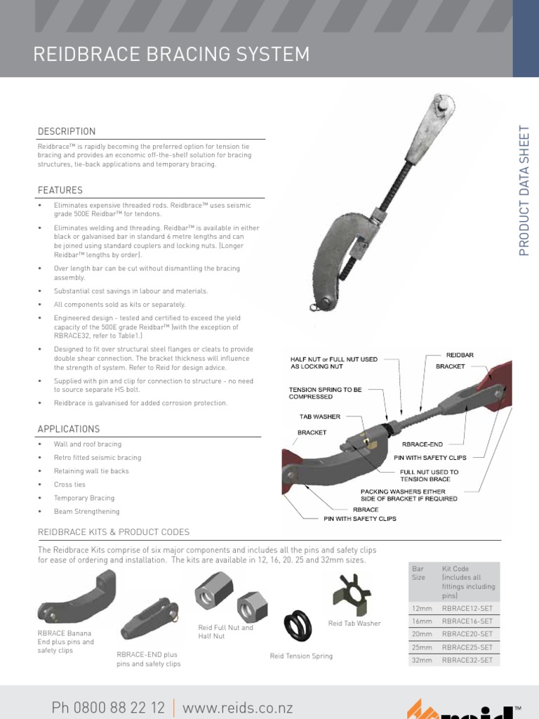 Reid Brace 2011 | Screw | Mechanical Engineering