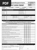 Cold Work Permit: The Following Areas / Items Have Been Inspected by ...