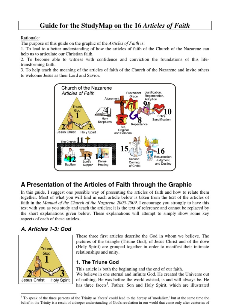 Articles of Faith Guide English | PDF | Baptism | Justification (Theology)