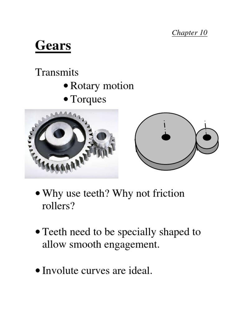 (2) Gears | Gear | Classical Mechanics