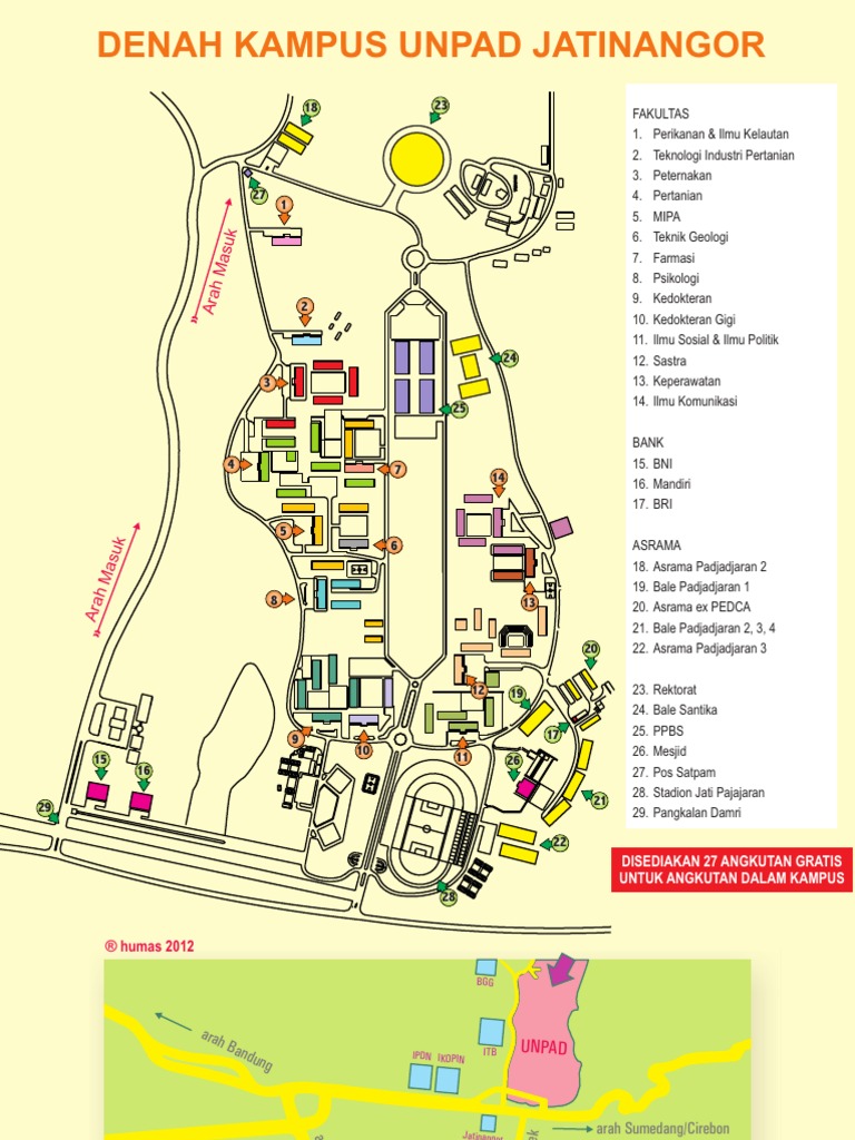 Peta Kampus UNPAD Jatinangor PDF | PDF