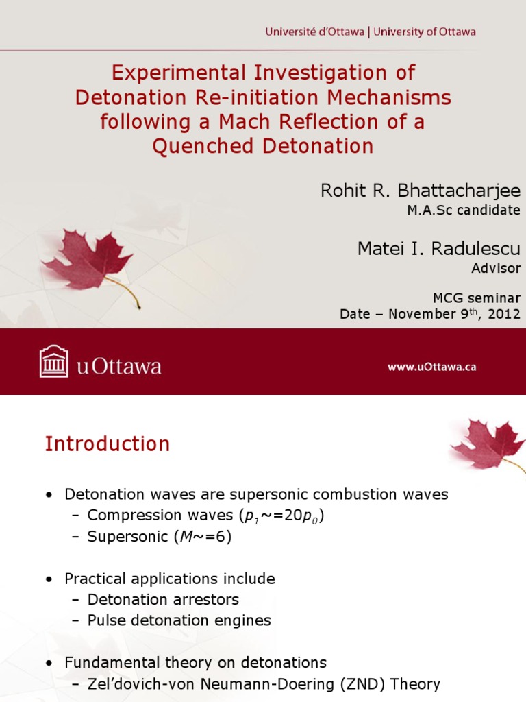Experimental Investigation of Detonation Re-Initiation Mechanisms ...