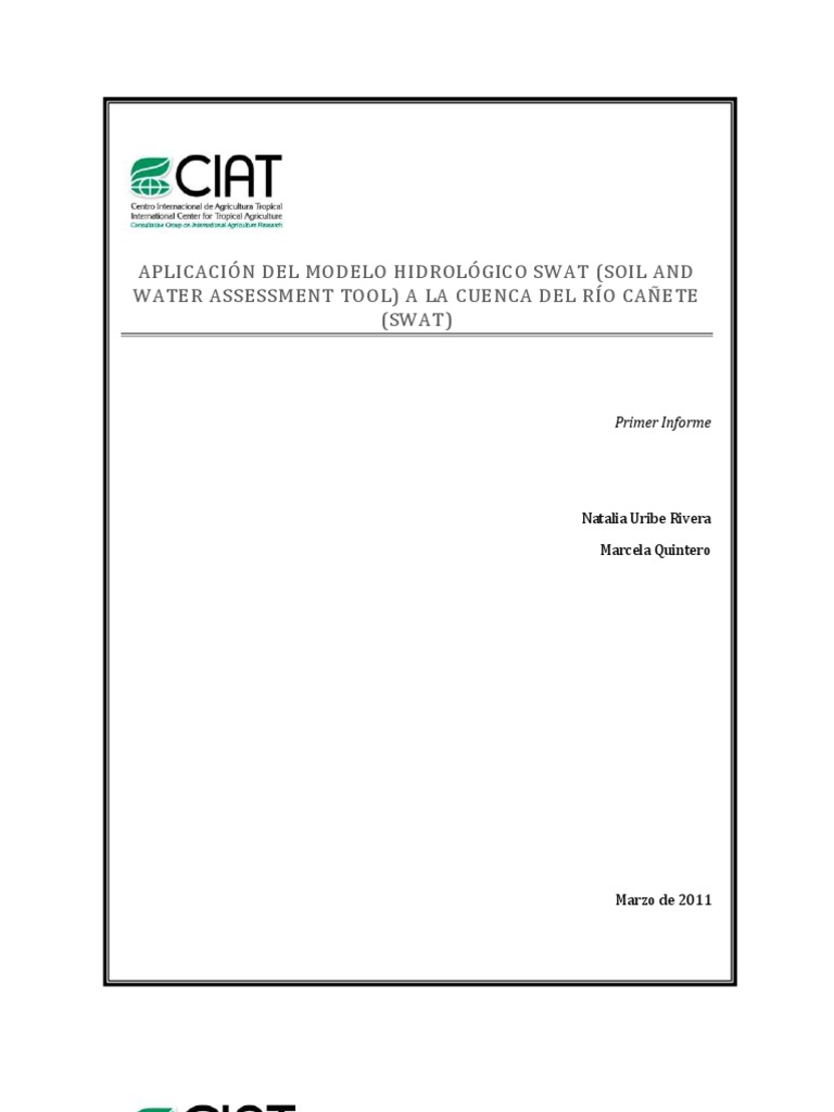 Modelo Hidrologico Swat | PDF | Hidrología | Cuenca de drenaje