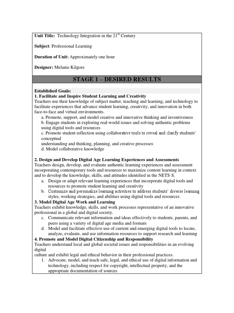 Technology Integration | PDF | Creativity | Learning