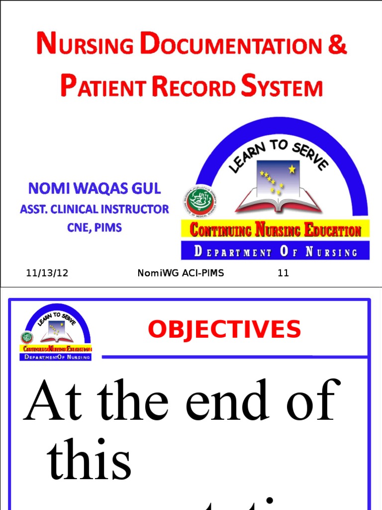 Nursing Documentation and Patient Record System | PDF | Medical Record ...