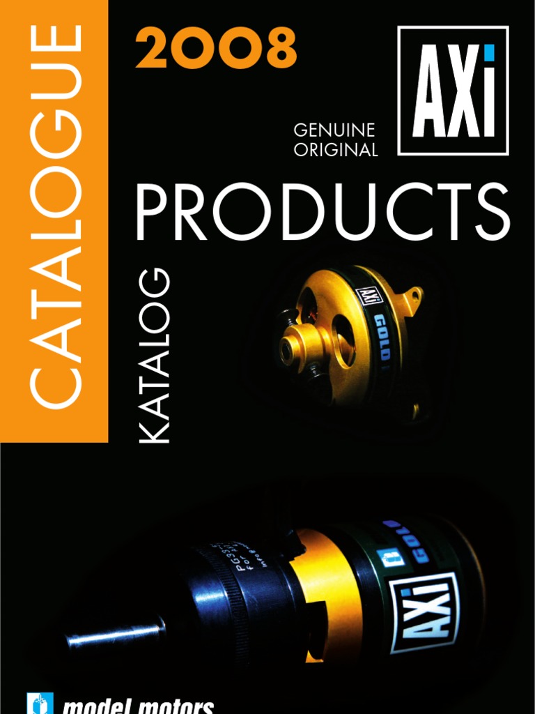 Katalog - 2008 AXI Model Motors | PDF | Electric Power System | Electricity