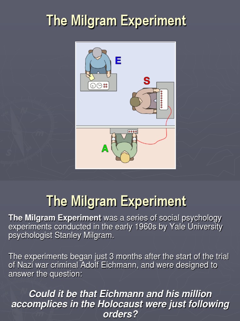 Milgram Experiment Good | Science | Epistemology