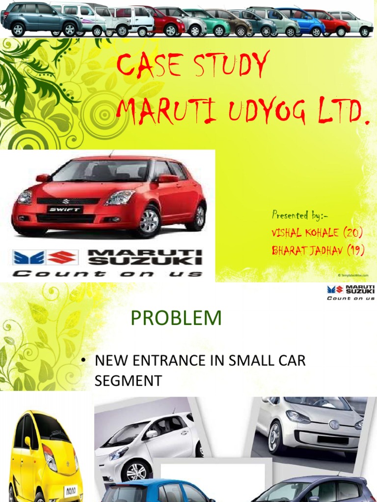 Maruti Udyog Ltd. Marketing Case Study | PDF