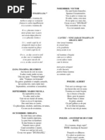 Versuri Cantece Toamna | PDF