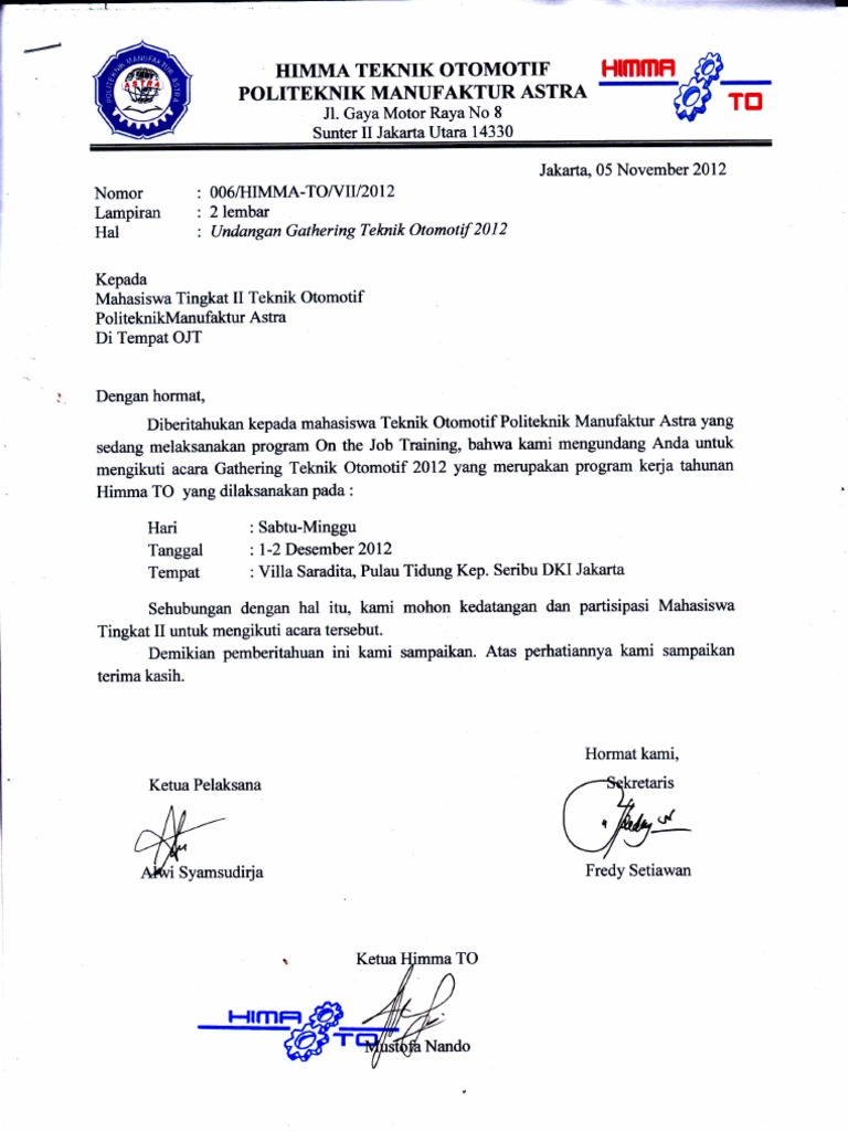 67 Contoh Undangan Acara Gathering Gratis - Contoh Undangan