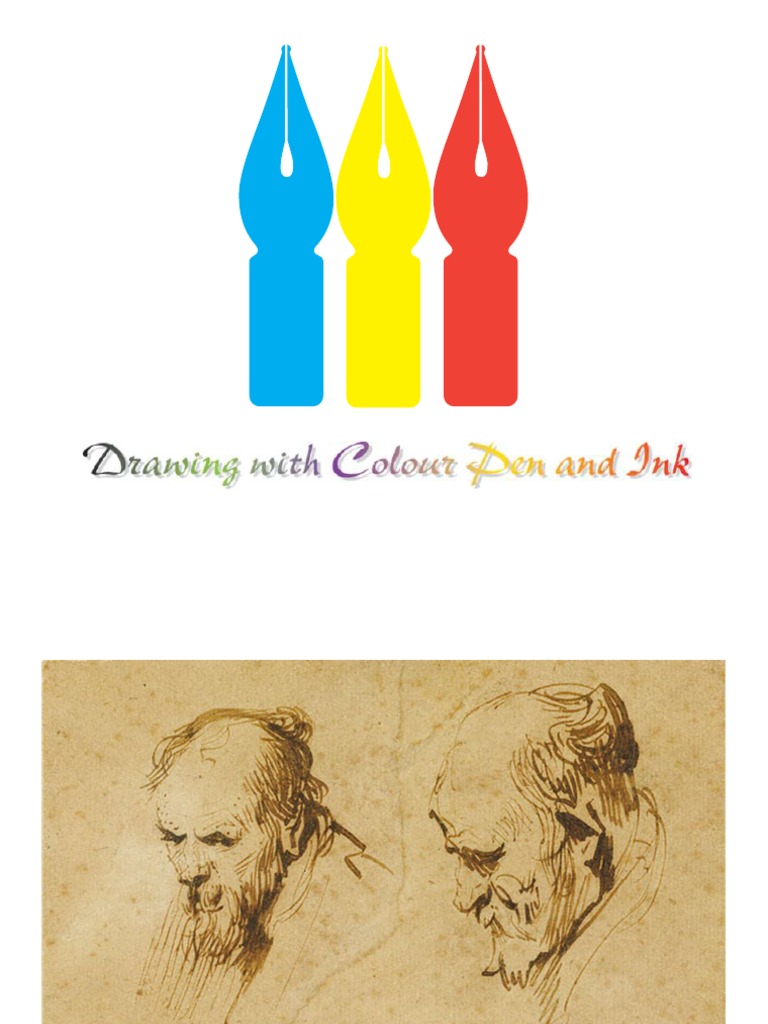 Drawing With Colour Pen and Ink | PDF | Color | Vision