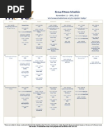 LA FITNESS Class Schedule (Print Version) - PEARL | PDF