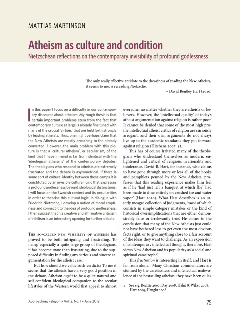 Atheism | PDF | New Atheism | Atheism
