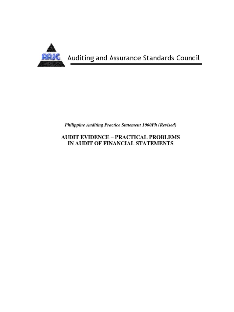 PAPS-1000Ph Revised Final | PDF | Financial Audit | Audit