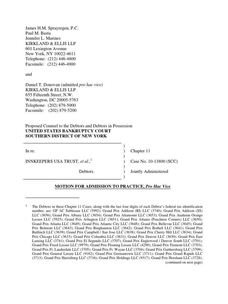 United States Bankruptcy Court Southern District of New York | PDF ...