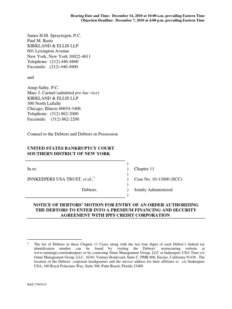 United States Bankruptcy Court Southern District of New York | PDF ...