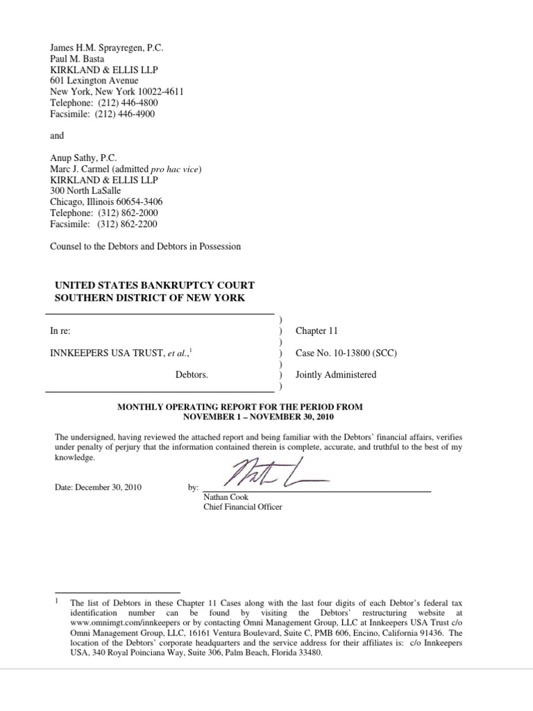 United States Bankruptcy Court Southern District of New York | PDF ...