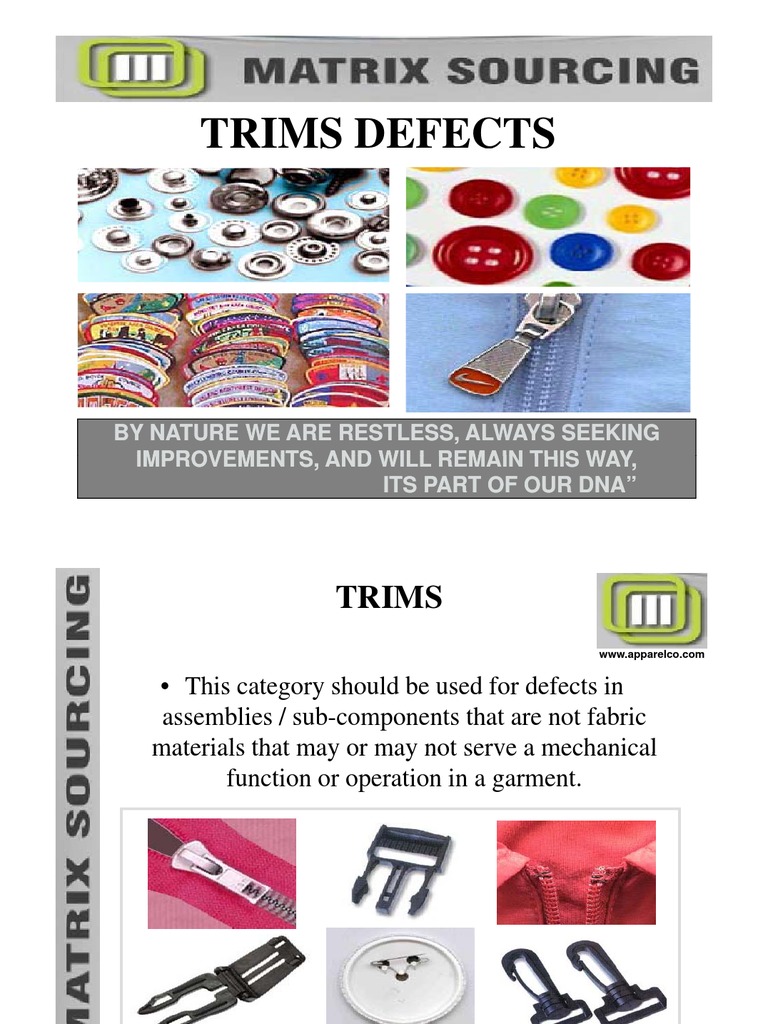 40 Trims Defects | PDF