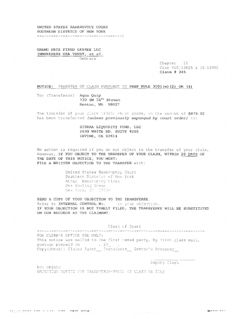 Innkeepers Usa Trust,: 730 SW 34th | PDF | Assignment (Law) | Contract Law