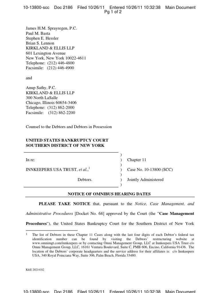 United States Bankruptcy Court Southern District of New York | PDF ...