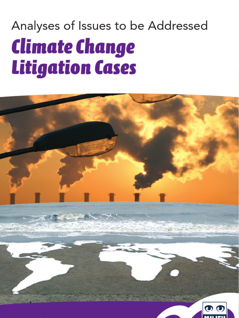 0 071215 Climate Change Litigation Cases | Standing (Law) | Summary ...