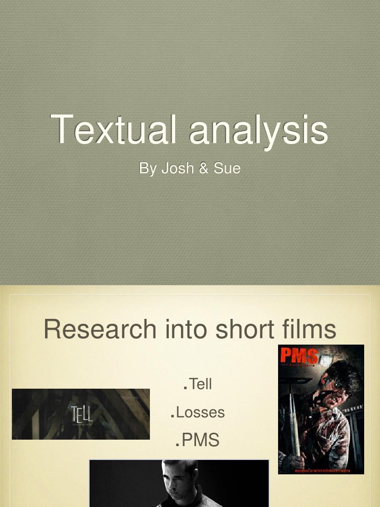 Media Textual Analysis | PDF | Horror Films