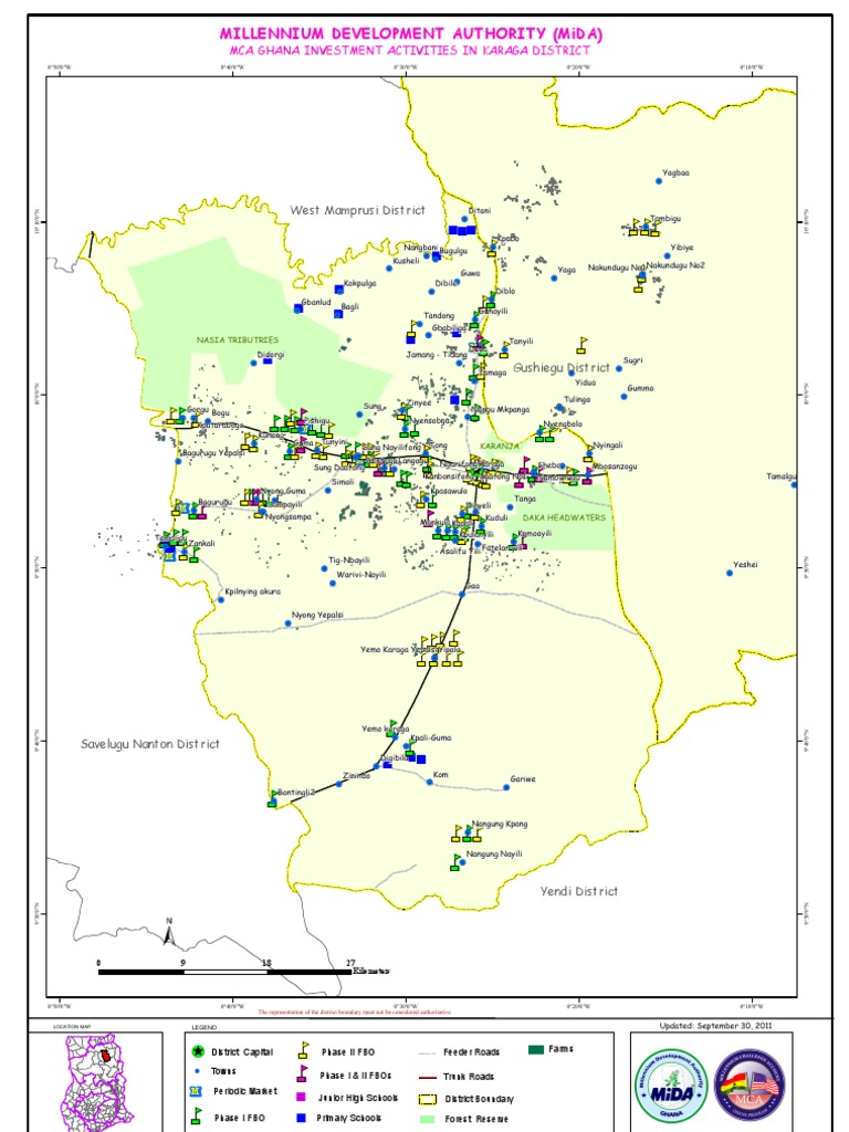 Northern Zone Maps | PDF | Ghana