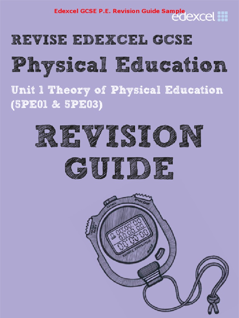 Edexcel GCSE P.E. (Physical Education) Revision Guide & Workbook Sample ...