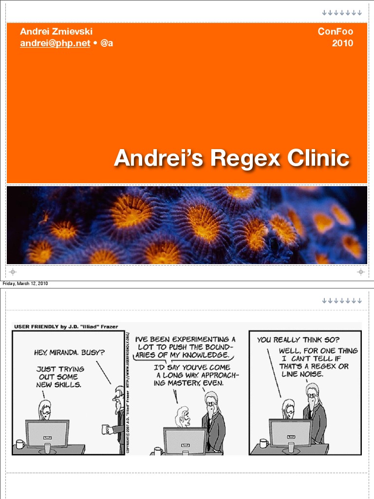 Regex Clinic Pdf Regular Expression Computer Programming