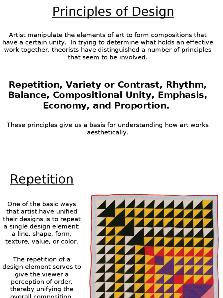 Principles of Design | Composition (Visual Arts) | Art Media