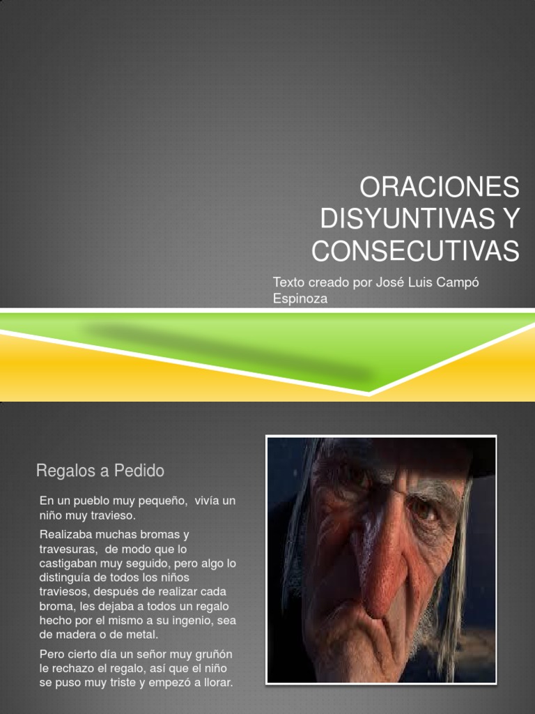 Oraciones Disyuntivas y Consecutivas (Texto) | PDF