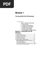 Lesson 1 - Autocad User Interface | PDF | Auto Cad | Computer Aided Design