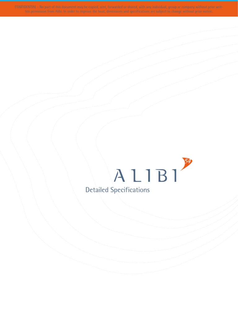 Alibi 54 Detailled Specifications | PDF | Sail | Composite Material
