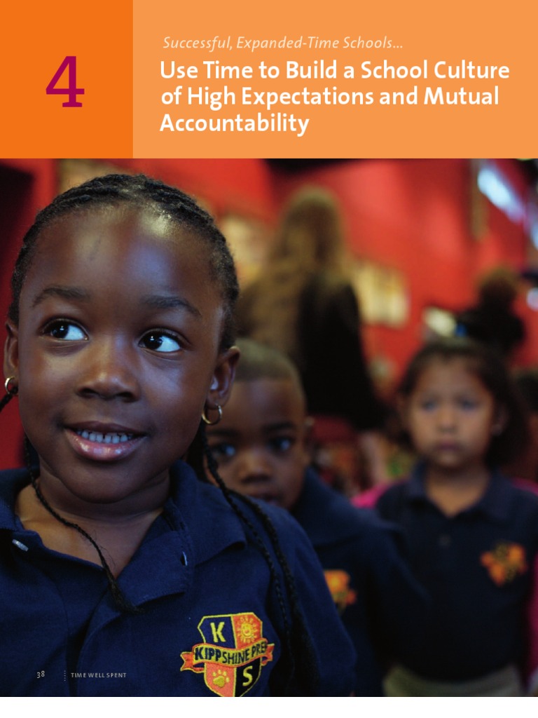 TWS Use Time To Build A School Culture of High Expectations and Mutual ...