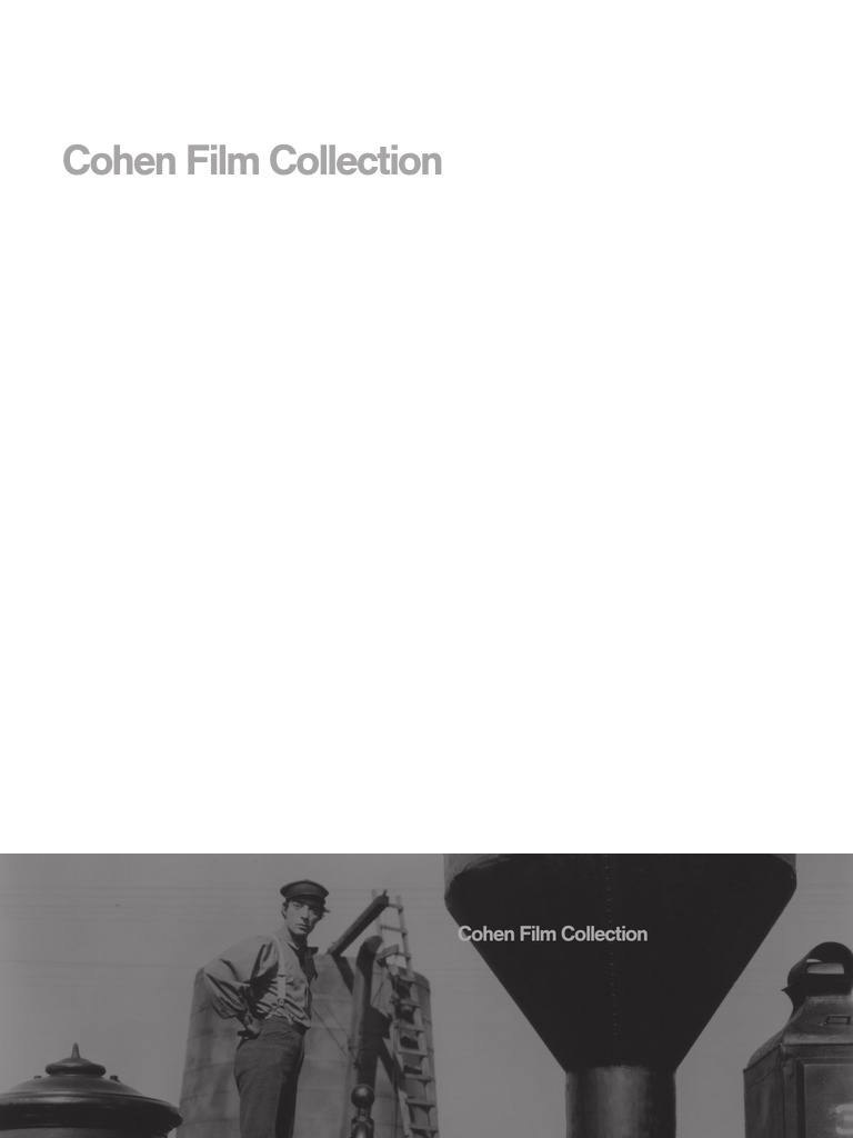 Cohen Film Collection - Catalog Book | Cinema | Leisure
