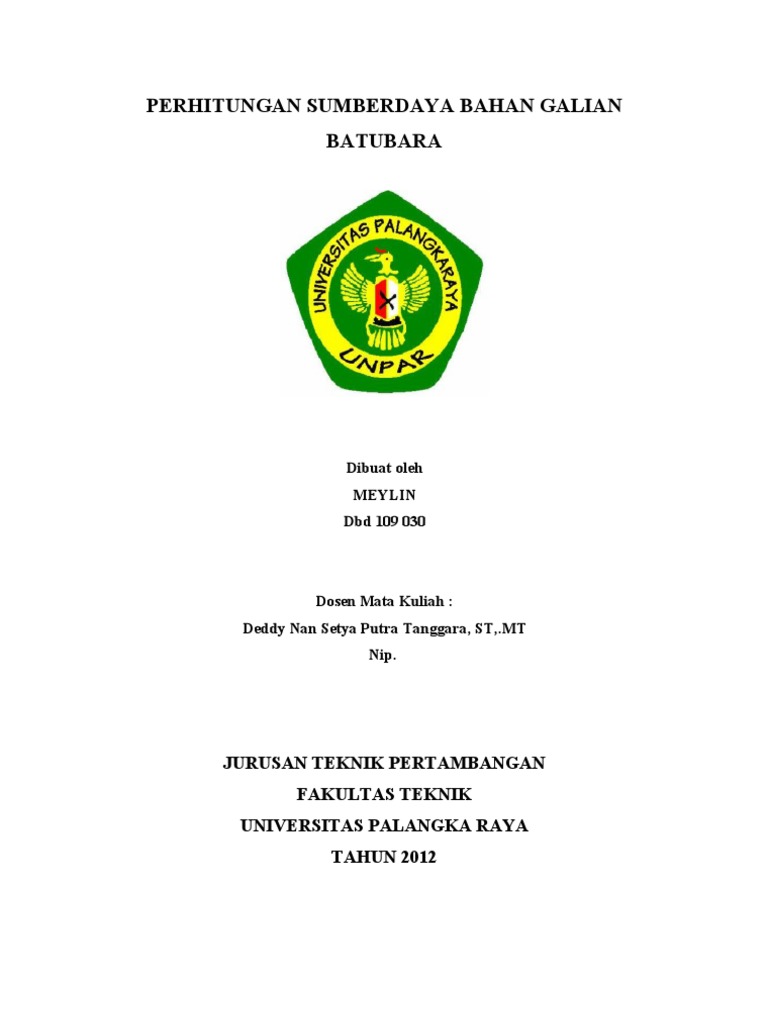 Penaksiran Cadangan | PDF | Metode & Bahan Ajar | Teknologi & Rekayasa