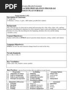 Problem and Solution Lesson Plan | PDF | Lesson Plan | Learning