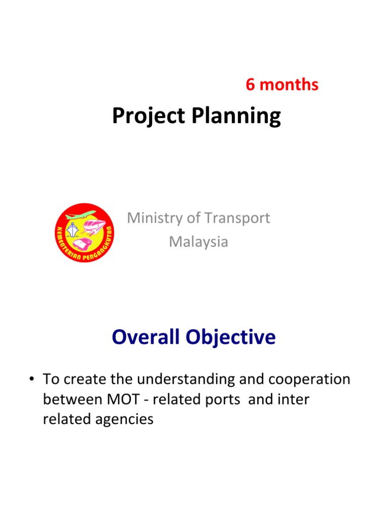 MOT - Plan | PDF