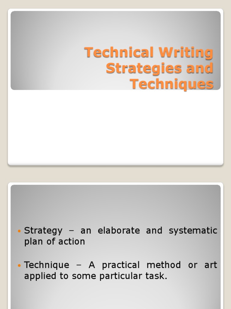 Techniques and Strategies | PDF | Definition | Epistemology