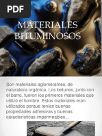 Tipos de Materiales Bituminosos | PDF | Asfalto | Naturaleza