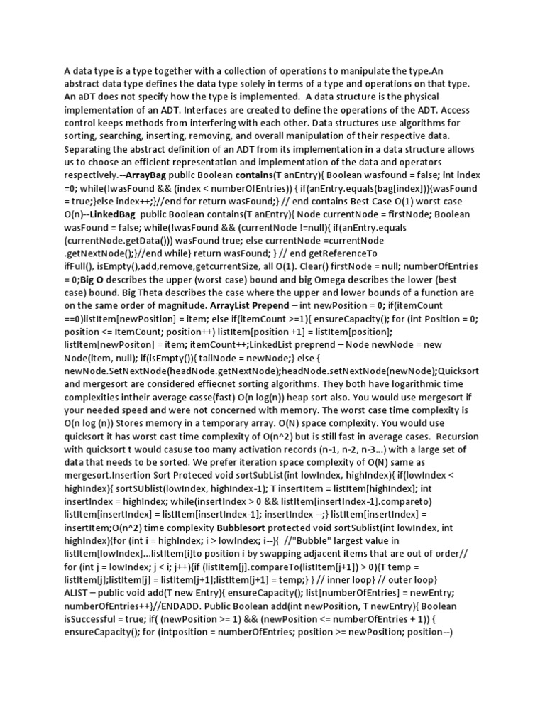 Final Cheat Sheet | PDF | Algorithms And Data Structures | Areas Of ...