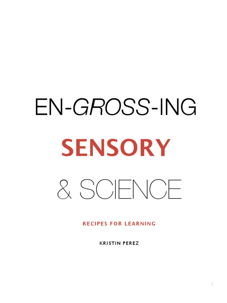 Recipes For Learning - Sensory Book | PDF | Spoon | Foods