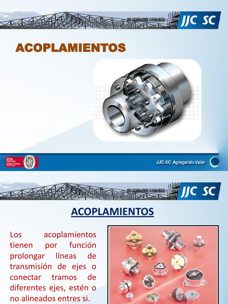 Tipos y Funciones de Acoplamientos | PDF | Transmisión (Mecánica ...
