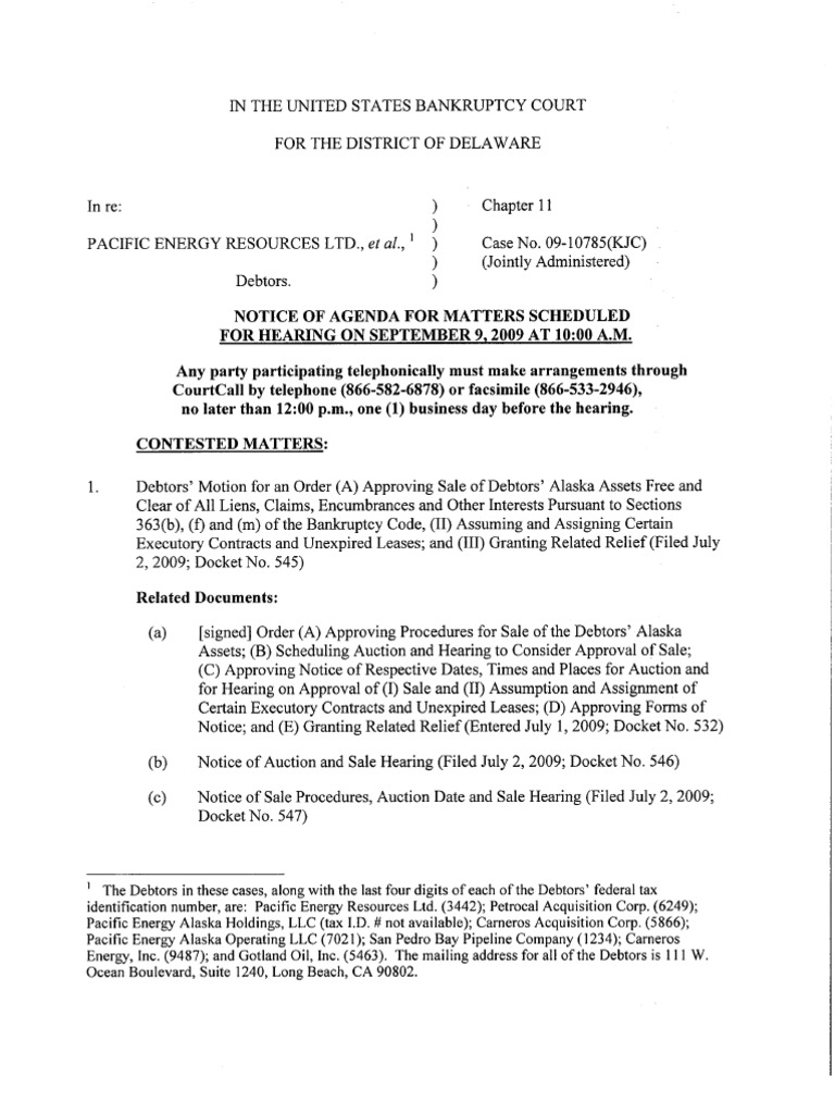 In Re:) : Debtors.) | PDF | Business Law | Common Law