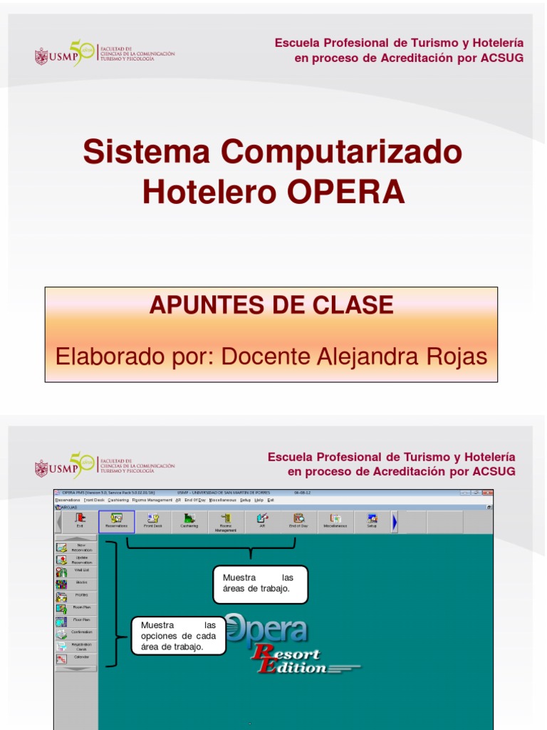 Opera - Sistema Hotelero | PDF | Hotel | Turismo