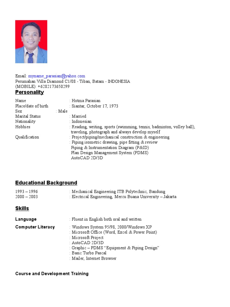 Curriculum Vitae | PDF | Mechanical Engineering | Engineering