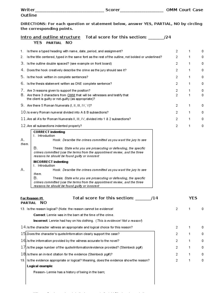 CSI: Salinas Outline Peer Edit | PDF | Witness | Criminal Law