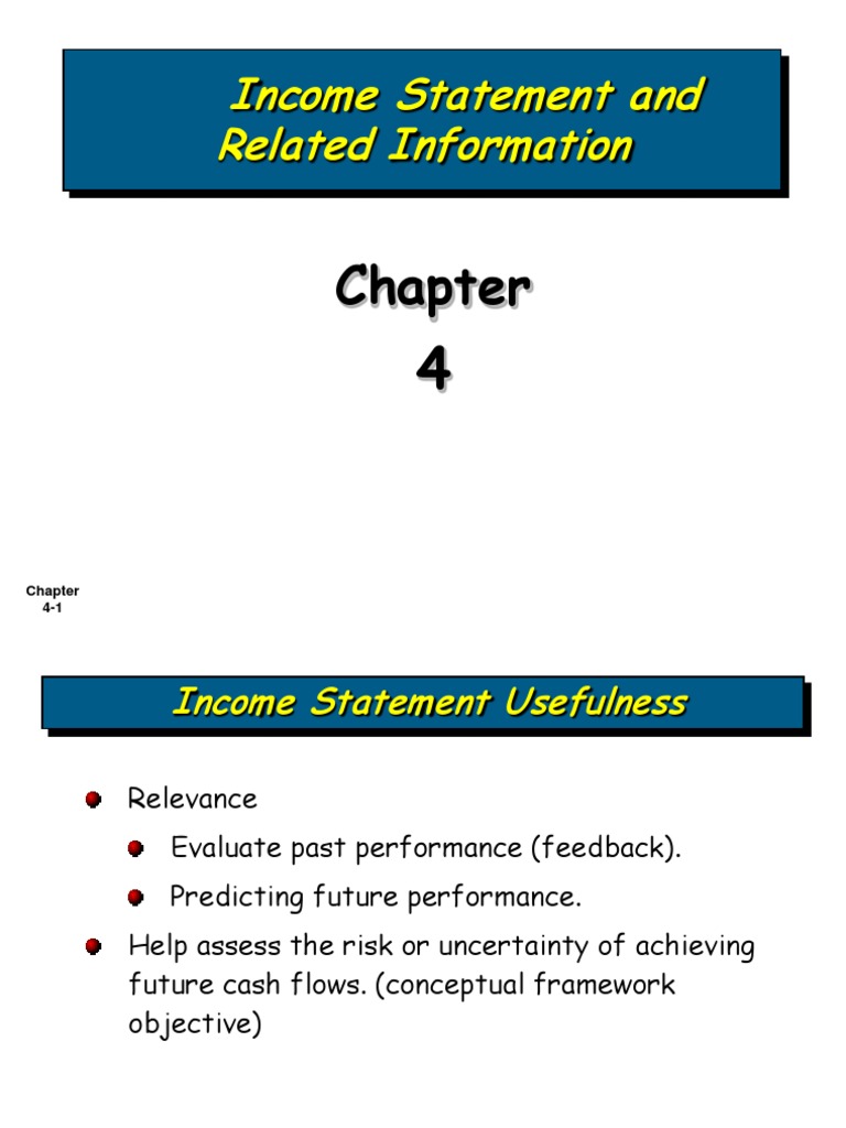 Wiley - Chapter 4: Income Statement and Related Information | Earnings ...